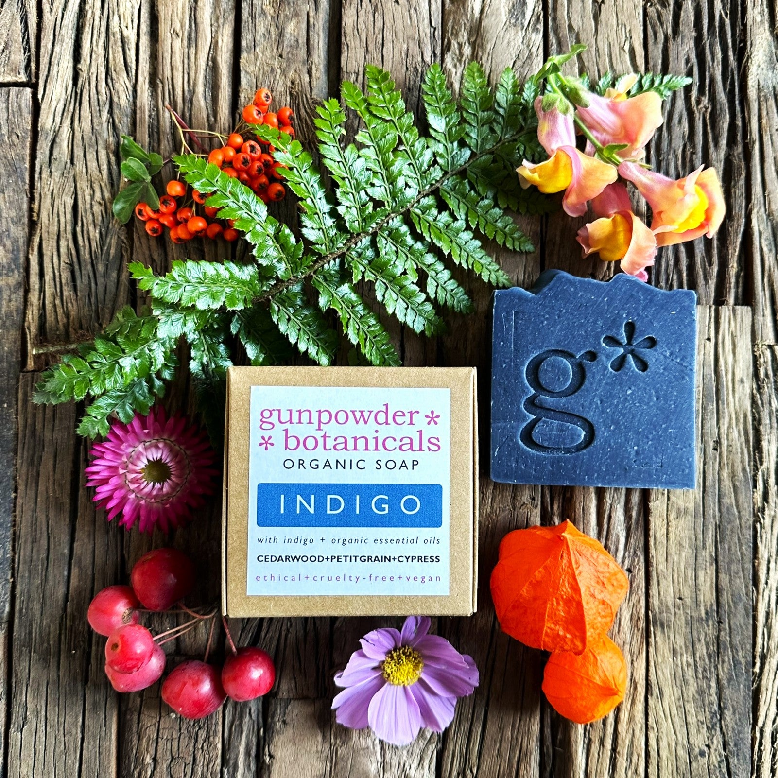INDIGO Soap – Gunpowder Botanicals